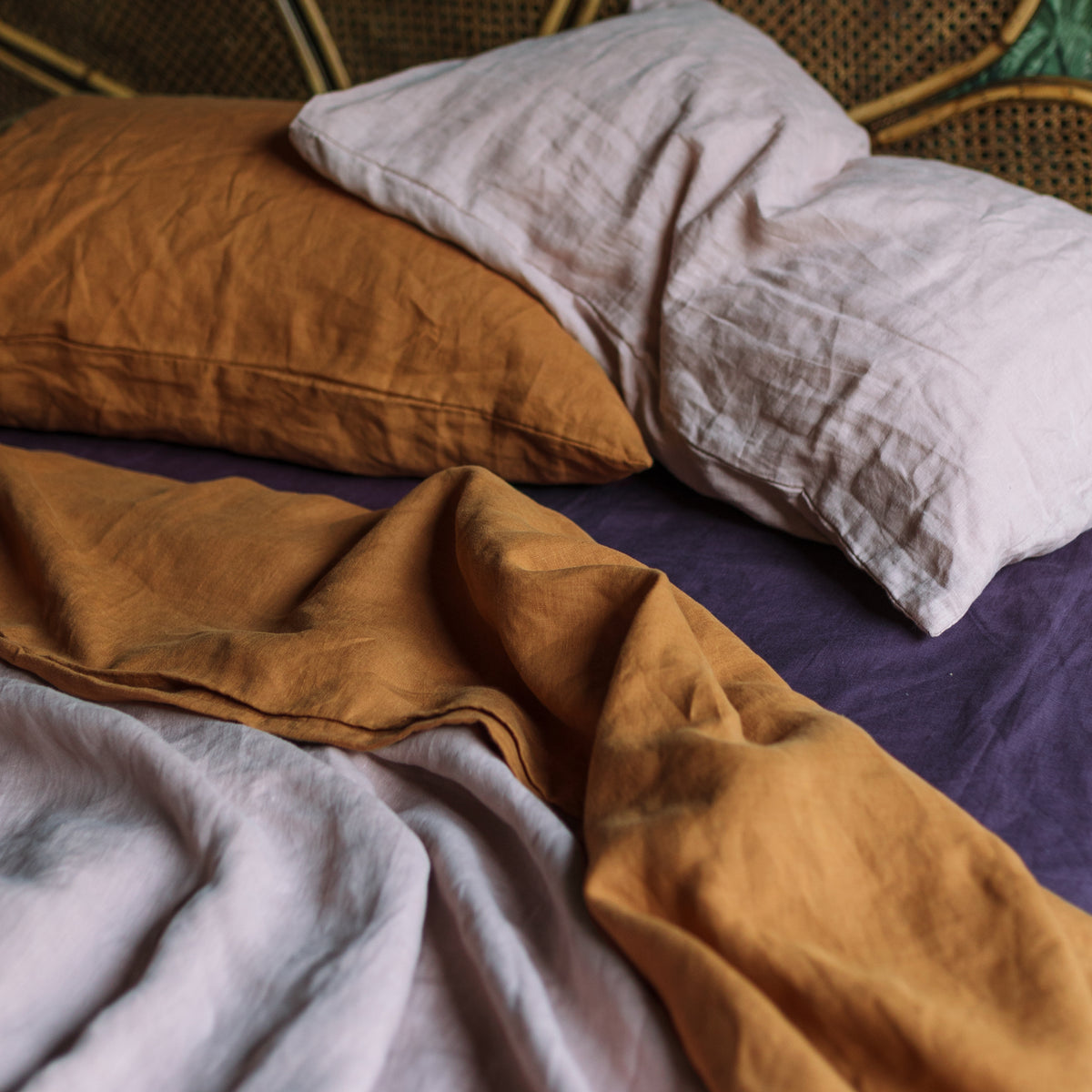 100% Flax Linen Duvet in Sand – Shepherd | Home to luxury linen bedding